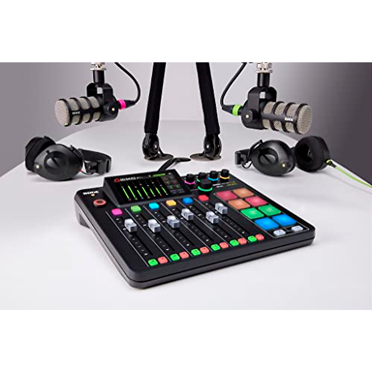 RØDE RØDECaster Pro II All-in-One Production Solution for Podcasting, Streaming, Music Production and Content Creation,Black