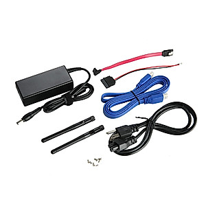 KINGDEL Powerful Mini Desktop Computer, Fanless Industrial PC, i5 Dual Core CPU, 4GB RAM, 128GB SSD, 2xNICs, 4xUSB 3.0, 4xCOM RS232, HD Port, Metal Case