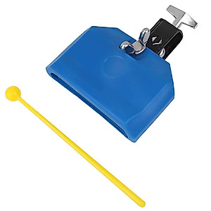 Bnineteenteam Cowbell,Plastic Cow Bell with Stick for Drum Set