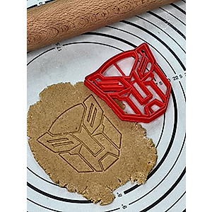 Set of 2 Autobots Decepticons Logo Cookie Cutters & Molds 3.5” inches Produced by 3D Kitchen Art