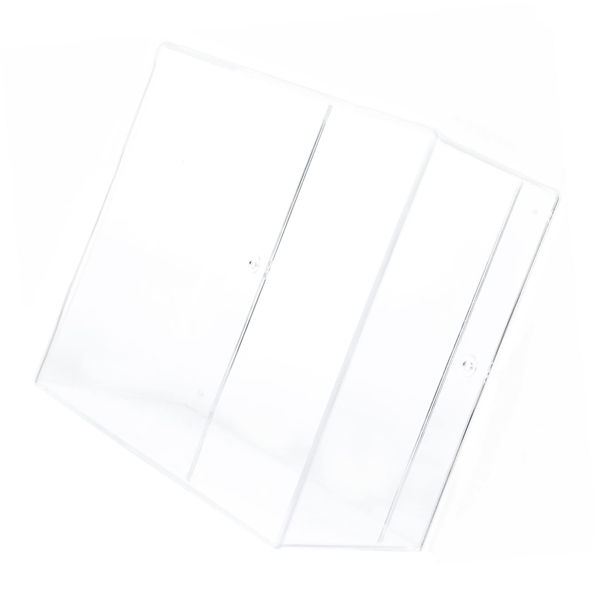 STOBAZA 3pcs Acrylic Storage Rack Storage Shelves Vinyl Record Display Vinyl Record Shelf Wall Record Holder Square Stand Clear Stand Wall Mount Organizer Clear Shelf Transparent