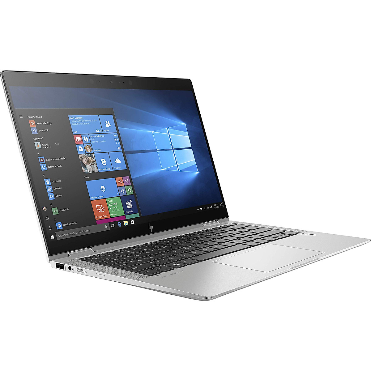 HP Elitebook x360 1030 G4 13.3-Inch 2-in-1 Convertible HD Laptop (4.6GHz Intel i7 Processor, 512GB SSD, 16GB RAM, NFC, IR Cam, IPS Display) Windows 10