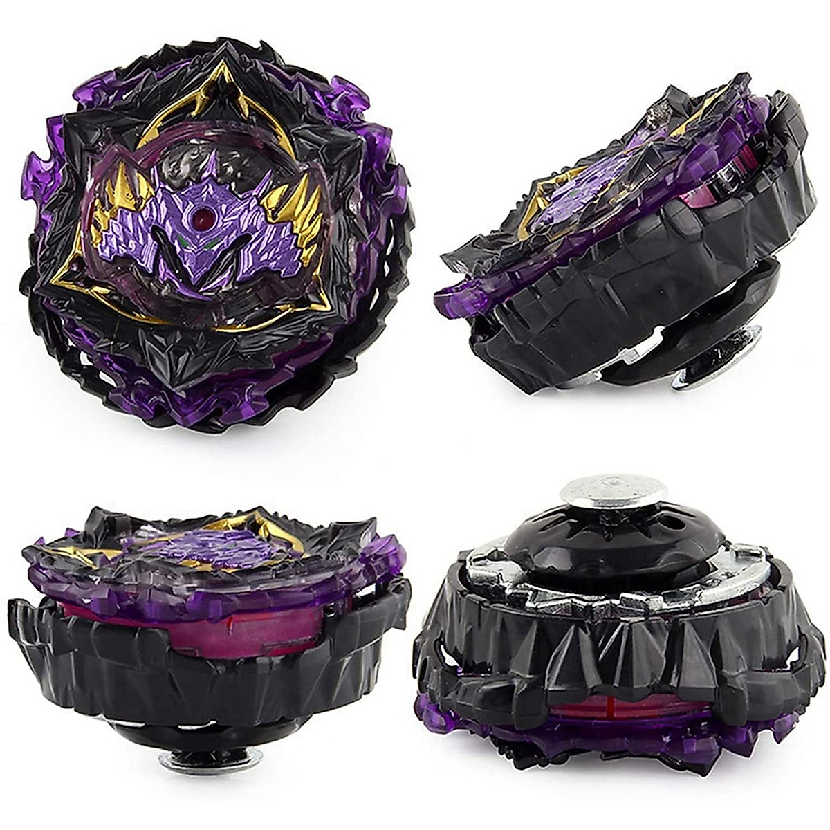 CombatGyro Bay Blades Toy Evolution Super King B-175 Lucifer The End Kou Drift Starter Set B-184 LR Launcher Grip Metal Fusion Bey Battling Tops Burst Gaming Toys Gift for Boys Age 4-7 8-12+