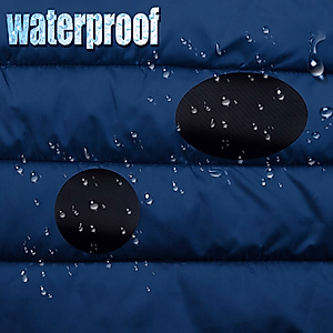 OIIKI Puffer Down Jacket Repair Patch Kit 40pcs, Black Nylon Fabric Repair Patch Self Adhesive Waterproof Stick On Patches Tape for Coat Clothing Tent Sleeping Bags Ski Pants Holes Fixing Round