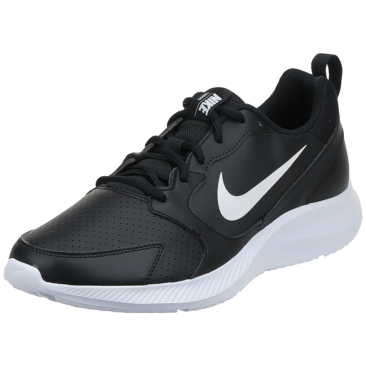 Nike Men's Todos Running Shoe, Black/White, 10.5 Regular US