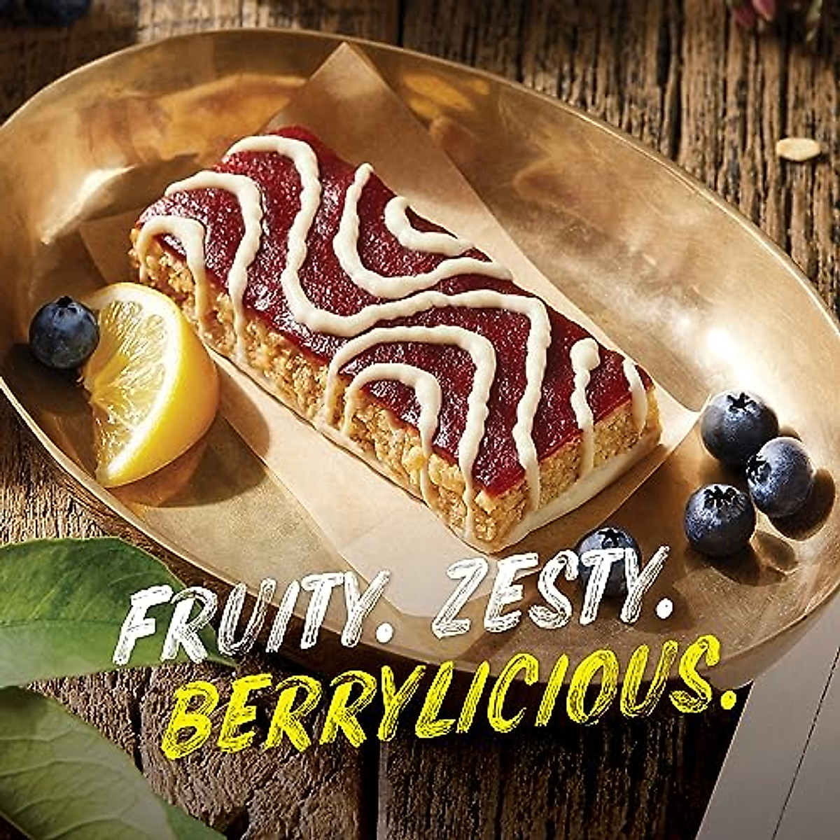 LUNA Mash-Ups - LemonZest + Blueberry Flavor - Gluten-Free - Non-GMO - 7-9g Protein - Made with Organic Oats - Low Glycemic - Whole Nutrition Snack Bars - 1.69 oz. (15 Count)