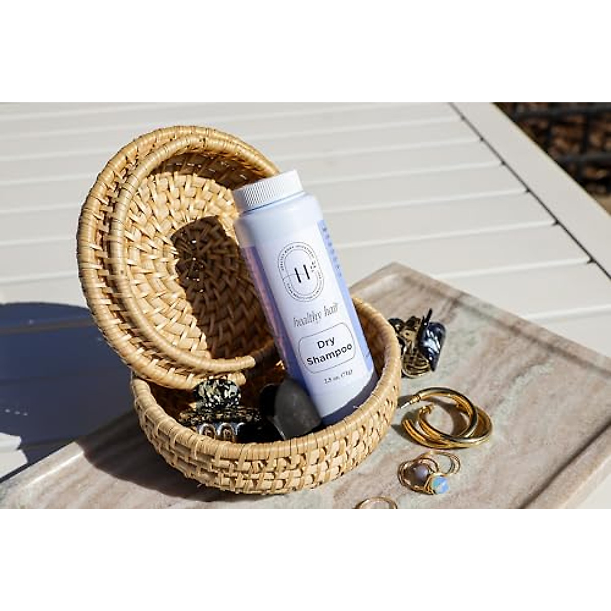 Healthy Hair Dry Shampoo, Award Winning, Unscented Botanical Powder Formula, Removes Excess Oils On Scalp, Helps Lift The Hair At The Root, A Clean Beauty Product