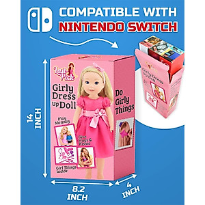 Skywin Prank Gift Box Sleeve - Fake Prank Box disguise Gift a Girly Dress-Up Doll for adults or kids - Novelty Gag Gift Box for Pranksters (Doll)