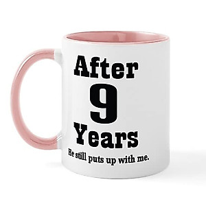 CafePress 9Th Anniversary Funny Quote Mug Ceramic Coffee Mug, Tea Cup 11 oz