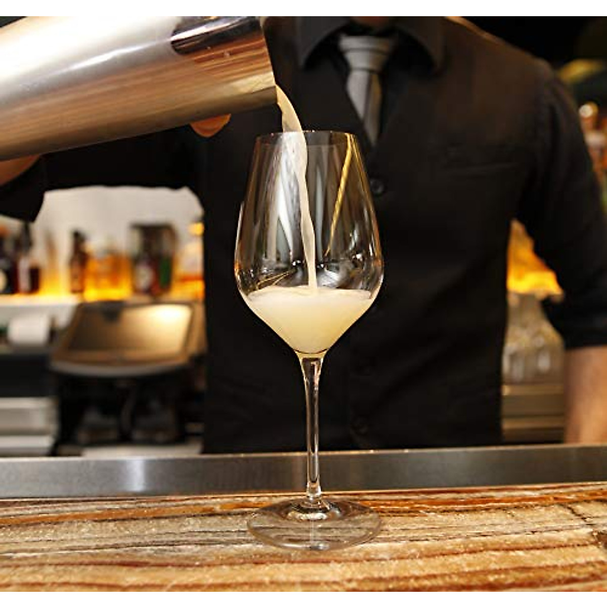 Bormioli Rocco - 365742GRP021990 Bormioli Rocco InAlto Tre Sensi Wine Glass, Large, Set of 6, 18.5 oz, Clear