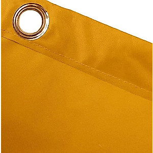 Replacement Janitorial Cart Bag, High Capacity Waterproof Thickened Housekeeping Commercial Janitorial Cleaning Cart Bag with 6 Brass Grommets - 25 Gallon (Yellow)