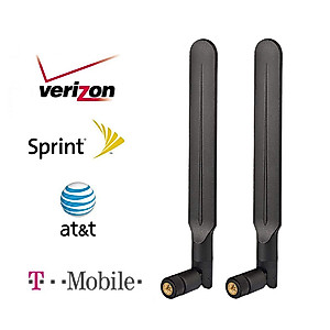 Bingfu 4G LTE 3dBi External SMA Male Antenna (2-Pack) Compatible with 4G LTE Wireless Router CPE Hotspot Industrial IoT Router Cellular Gateway Terminal Outdoor Cellular Security Camera