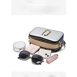 Women Crossbody camera Bags Small Shoulder PU Leather Handbags Cell Phone Purse thick strap cross bodys Clutch