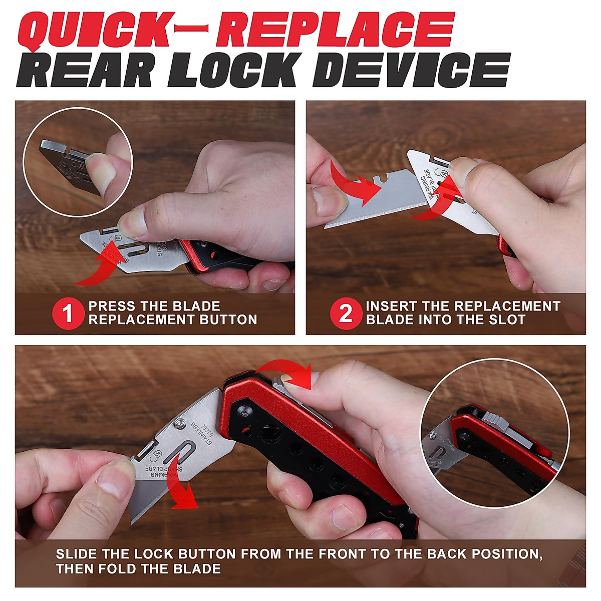 Father’s Day Gifts, Utility Knife+Pocket Knife Best Dad Ever