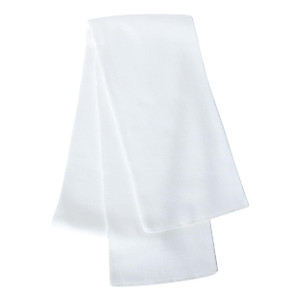 Sportsman Knit Scarf One Size White