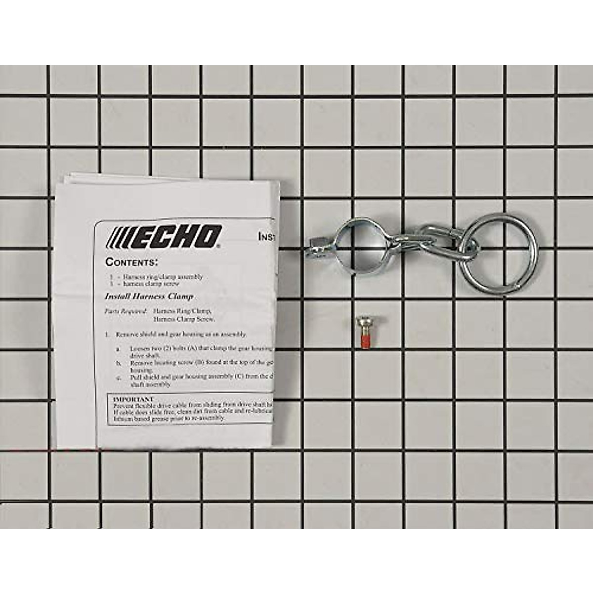 ZAITOE C646000060 / P021046740 Harness Ring Fits Echo PAS-230 SRM-260SB HCA-260 SRM-231U SRM-2410 + (Free Two e-Books)