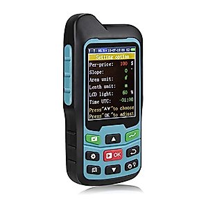 Te-Rich Land Surveying Equipment, Handheld GPS GNSS Receiver Land Irregular Area Survey Measuring Instrument, Land Measuring Tool for Forest Farmland Mountain Mining Lake