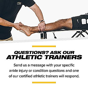 Ultra Zoom® Ankle Brace for Injury Prevention & Recovery, Custom Form-Fit, Maximum Support with 100% Mobility