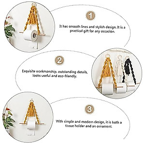 Paper Towel Wall Mount 1Pc Wall Hanging Shelves Paper Holder Bathroom Accessories Paper Rack Tissue Decorative Shelving