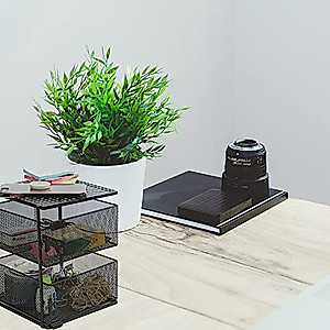 Mind Reader Storage, Black 2 Magnetic Rack