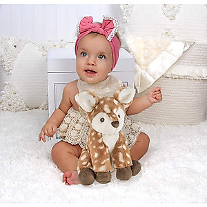 Bearington Baby Willow Plush Fawn Stuffed Animal, 9 inches