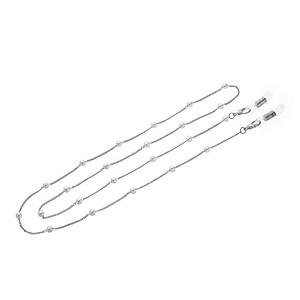 Sither Pearl Sunglasses Chian Reading Glasses Chain Strap Necklace for Women