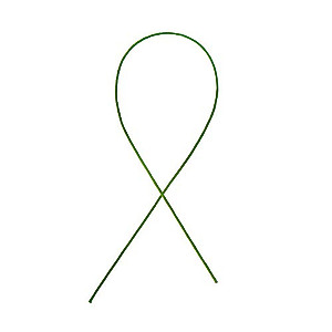 DECORA 18 Gauge Dark Green Floral Paper Wrapped Wire 16 inch,50/Package