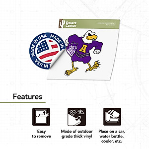 Desert Cactus Ashland University Eagles Vinyl Decal Laptop Water Bottle Car Scrapbook Sticker (IND 00027)