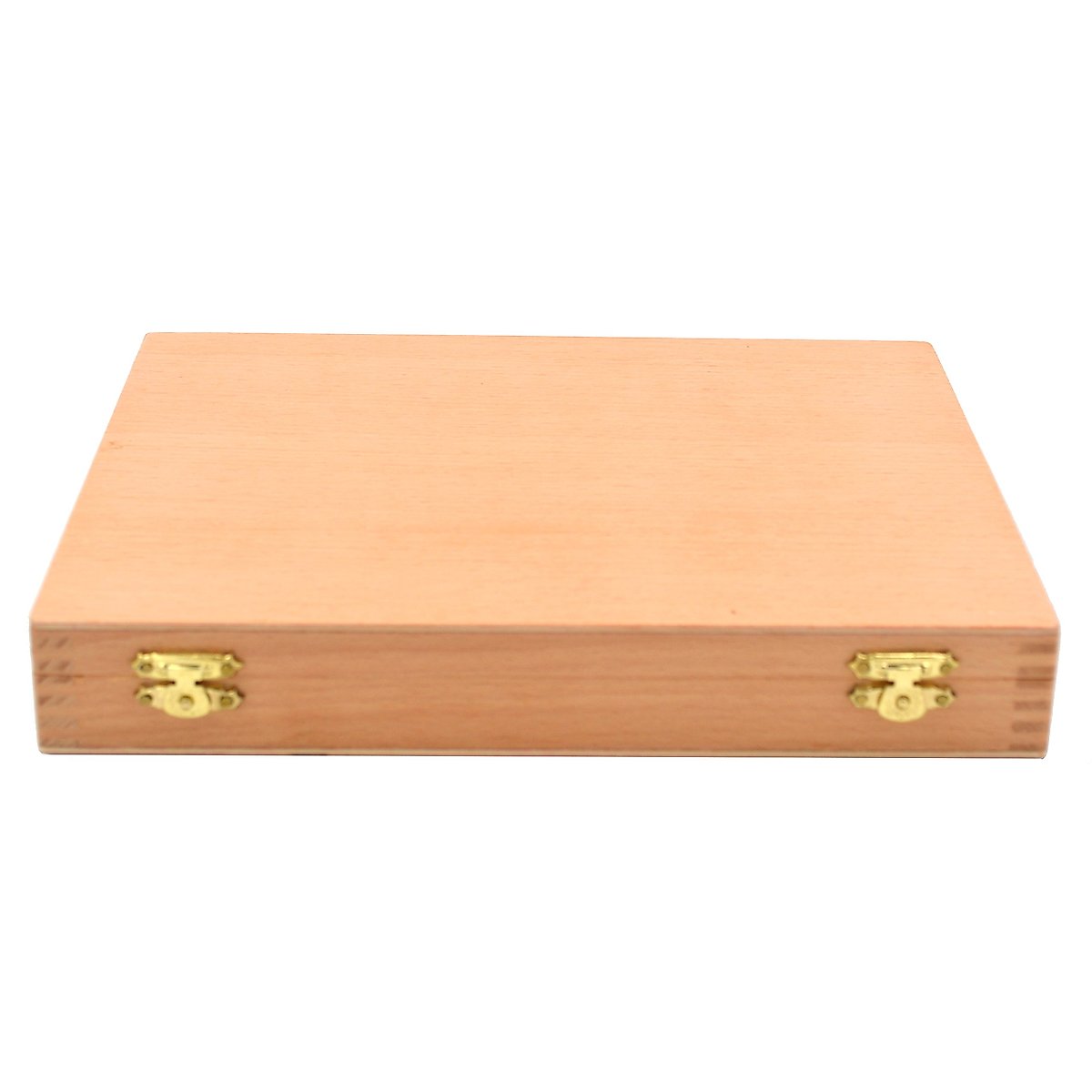 EISCO Wooden Slide Box for 100 Slides, with Latches- Fits 75x25mm Slides