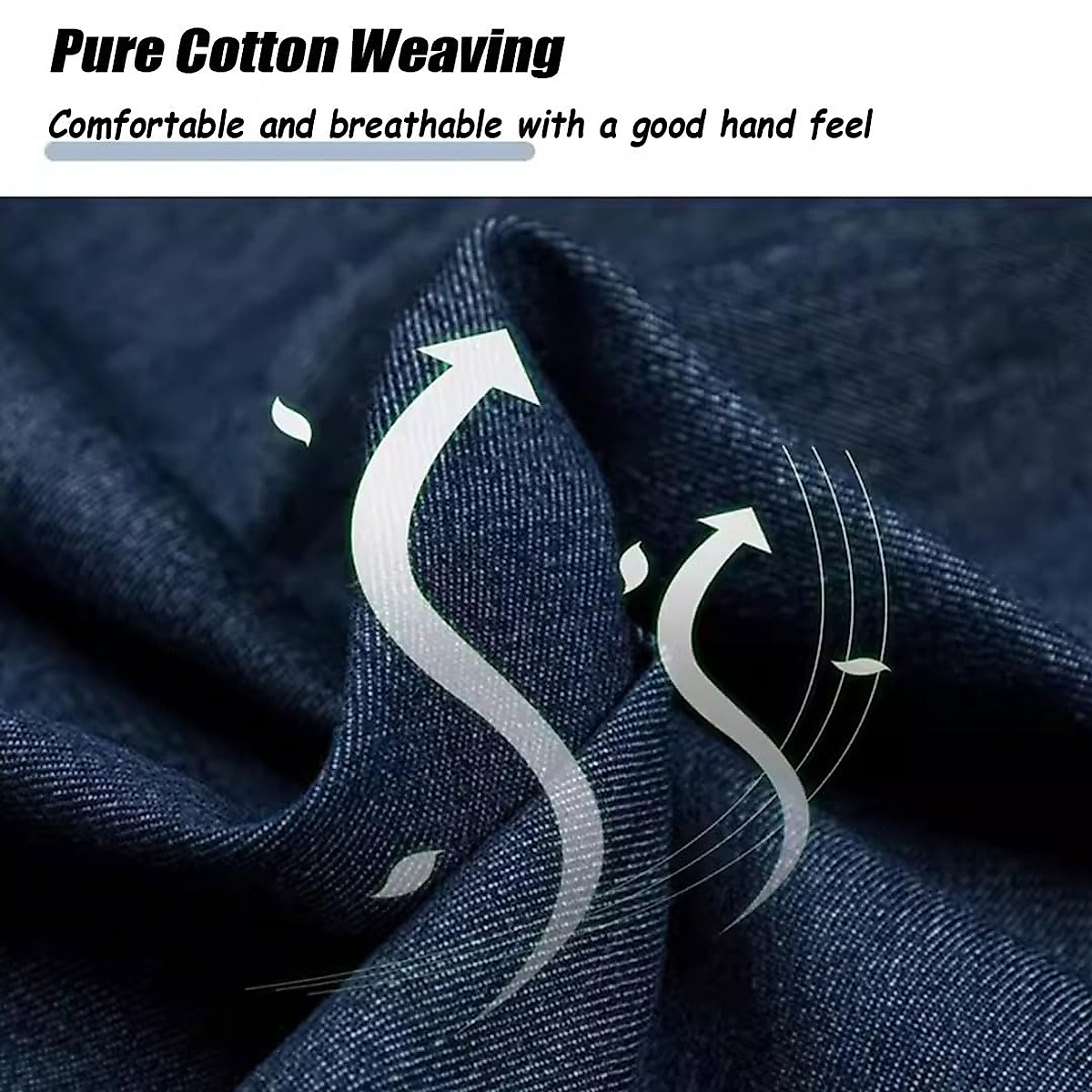 Denim 10.5 OZ 100% Cotton Fabric-150cm/59 Inches Wide Blue Washed Jean Fabric(Size:3 Yard,Color:Light Blue)