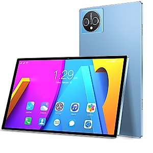 Docooler 10.1'' Android 12 Tablet with 8G+256GB Expandable Memory 128G,10-Core MTK6797 Processor,Build-in 7000mAh Large Battery,16MP Camera,Dual SIM Card,WiFi,Bluetooth,5G,1080P HD (Color Optional)