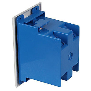 Element-Hz Power Series In-Wall Single Gang Surge Protector w/Retrofit Backbox, 1800 Joules, White