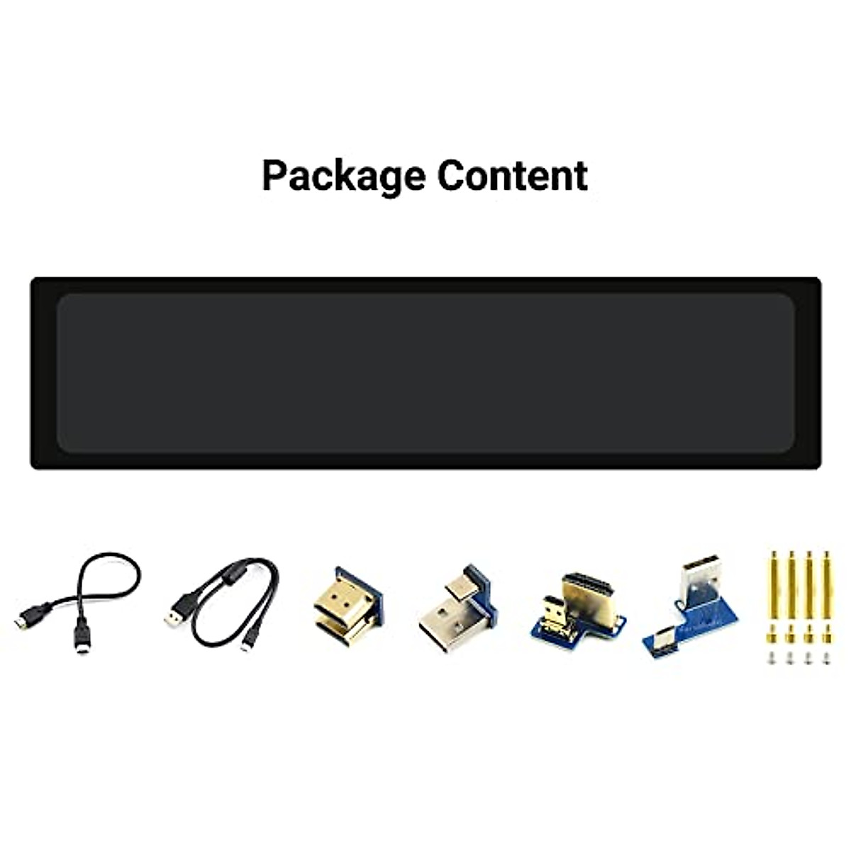 Waveshare 11.9inch Capacitive Touch Screen LCD Compatible with Raspberry Pi 5/4B/3B+/3A+/2B/B+/A+/Zero/Zero W/WH/Zero 2W CM3+/4 320×1480 Resolution HDMI IPS Supports Jetson Nano/Windows