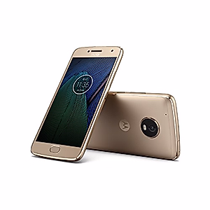 Motorola Moto G5+ Plus 32GB (5th Generation) - 5.2" Full HD, Snapdragon 625, SIM GSM Factory Unlocked - International Version - No Warranty (Gold)