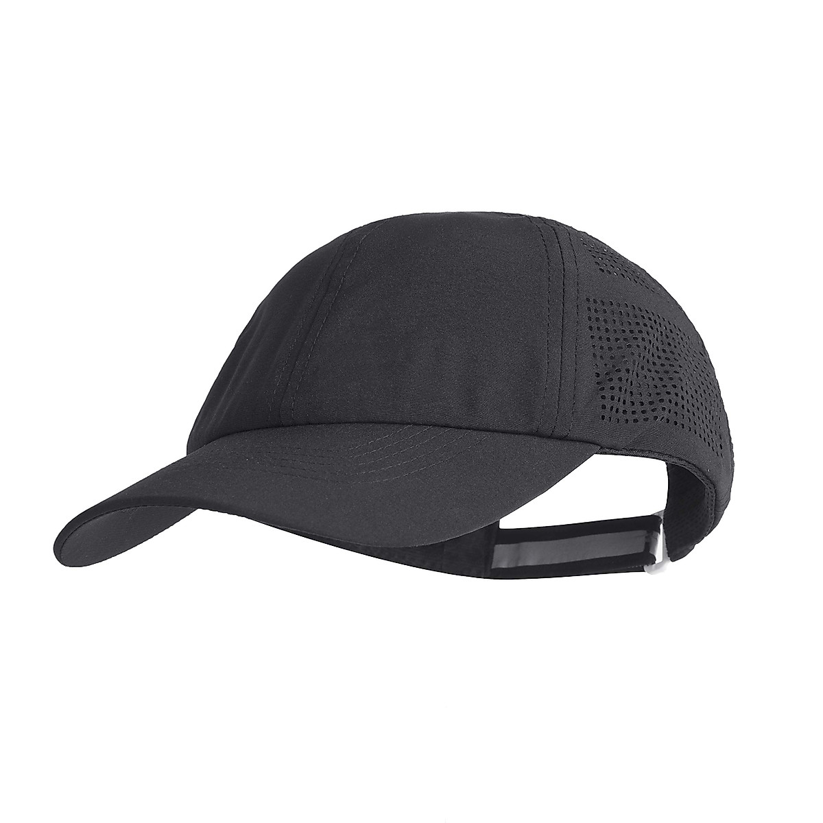 Women Quick Drying Baseball Cap Sun Hats Mesh Lightweight UV Protection for Outdoor Sports - Multiple Colors (#1 Black)