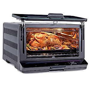GE Profile Smart Oven with No Preheat ӏ 11-in-1 Countertop Oven ӏ Large-Capacity Countertop Oven ӏ Black