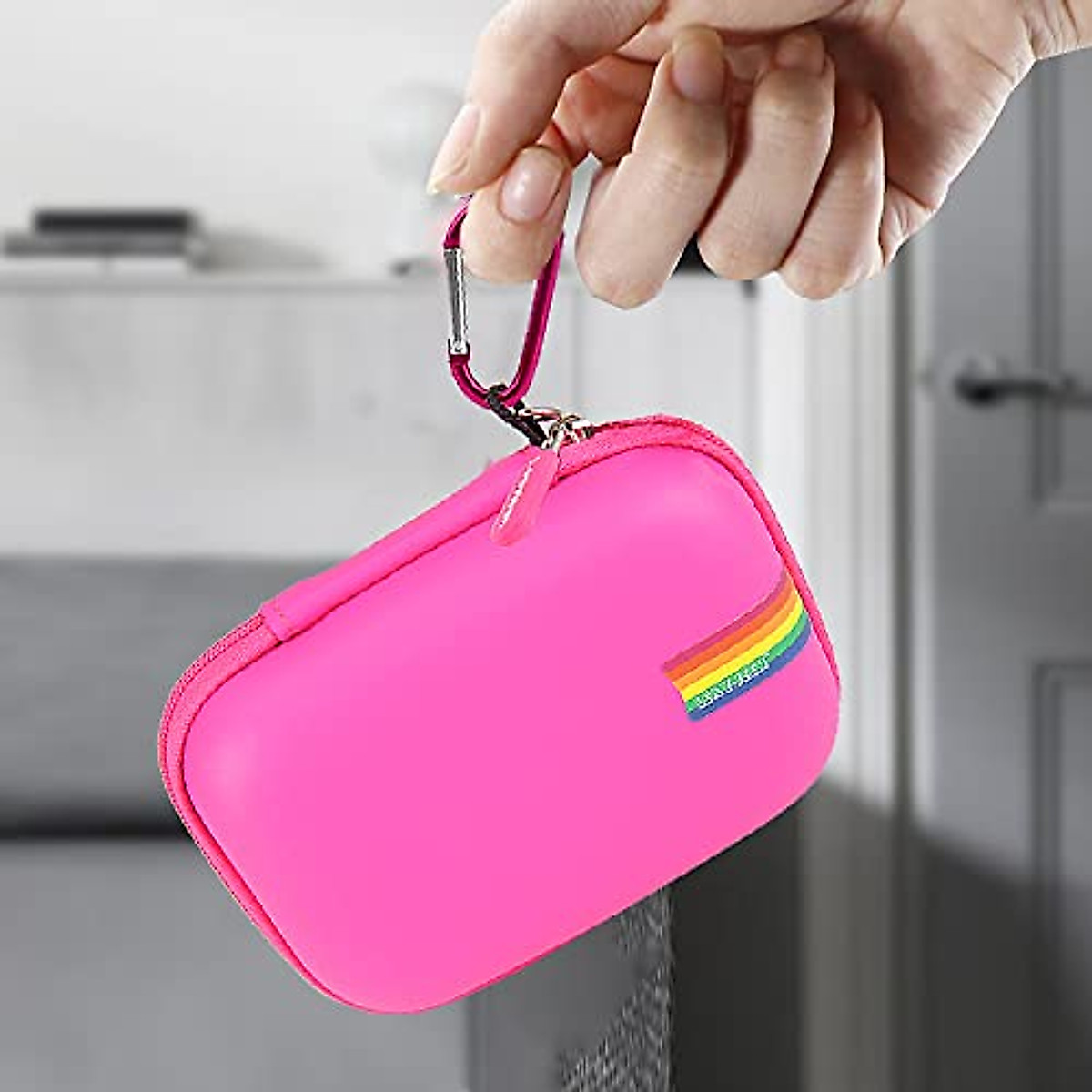 Leayjeen Kids Camera Case Compatible with Seckton/GKTZ/OZMI/PROGRACE/Dylanto/Rindol/VATENIC/Nine Cube/hyleton and More Kid Digital Camera Toys Gifts and Accessories (Case Only)