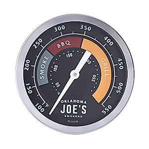 Oklahoma Joe's 3695528R06 Temperature Gauge , Silver
