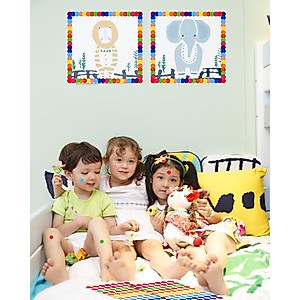 Colored Dot Stickers Round 0.75 inch Coded Labels 3000 Pieces 10 Color Awards Office Classroom Garage Sale