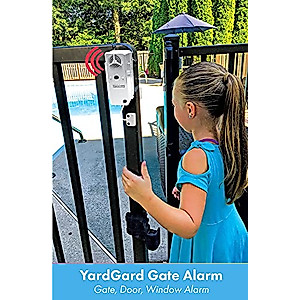 Yardgard Door and Window Pool Alarm, Child Safety UL 2017 Compliant Alarm for Pool Gates and Sliding Doors, Weatherproof, Wireless, Work as a UL Compliant Siren, ETL Certified, Easy to Install, White