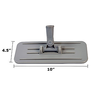 ScrubX 3079 Upright Scrubber Utility Pad Holder, Doodle Bug Scrub Pad Holder, Plastic, Grey, 4.5” x 10”