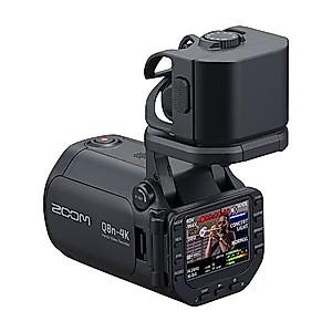 Zoom Q8n-4k Handy Video Recorder, 4k UHD Video, Stereo Microphones Plus Two XLR & LBC-1 Li-Ion Battery Charger, Charges the Zoom BT-02 and BT-03 Batteries