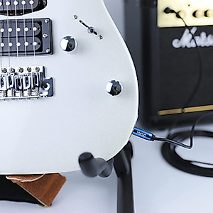 MillSO 1/4 Instrument Cable TS Electric Guitar Cable Straight-Straight 6.35mm Electric Guitar Cord for Bass AMP, Speaker, Patch, Pedal, Keyboard, Mixer, Amplifier - 4 Feet