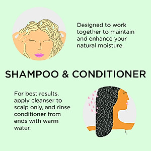 True Curl Shampoo and Conditioner Set, 12 oz
