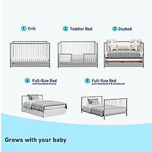 Graco Teddi Premium Nursery Starter Pack – 2-Piece Nursery Bundle with GREENGUARD Gold Certified Crib and Crib Mattress, Both Items GREENGUARD Gold Certified, Oeko-TEX Standard 100 Certified Mattress
