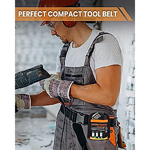 Magnetic Wristband Tools Valentines Day Gifts for Him, KFK Tool Belt with 15 Magnets for Holding Screws/Nails/Drill,Valentines Day Gifts for Men/Father/Dad/DIY Handyman/Husband Women