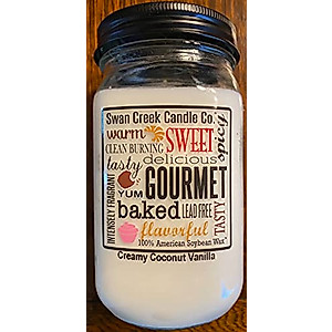 Swan Creek 24 oz Pantry Jar Candle - Creamy Coconut Vanilla