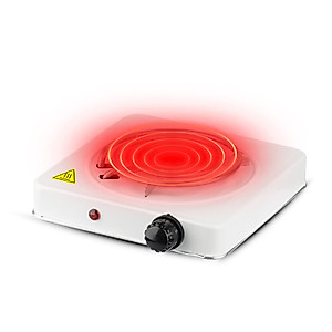 Hot Plate Electric Burner Single Burner Cast Iron Hot Plates For Cooking Portable Burner With Ceramic-panel For Home Electric Burners For Cooking