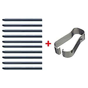 Replacement Nibs Tips Standard for Wacom Bamboo Stylus Pen Intuos Cintiq 13HD 22HD Touch 27QHD Touch Pro Paper Ink Sketch Solo Fineline Alpha Folio Slate Inkspace Paper (10 Pack)
