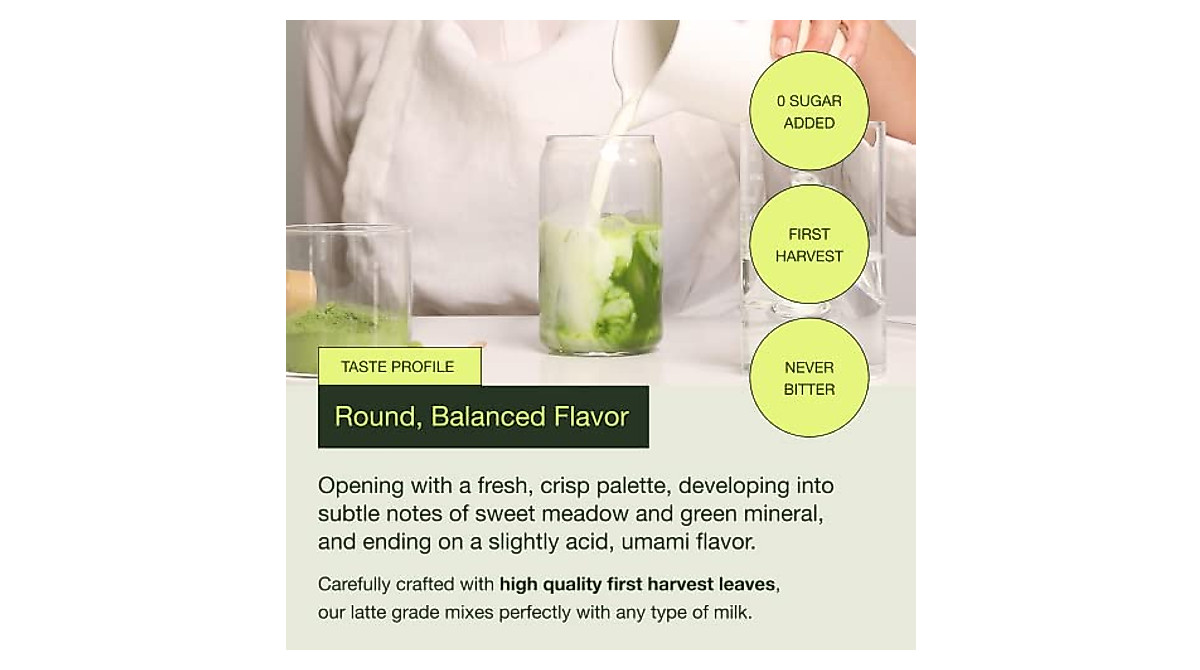 Encha Latte Grade Organic Matcha Powder - Uji Japan